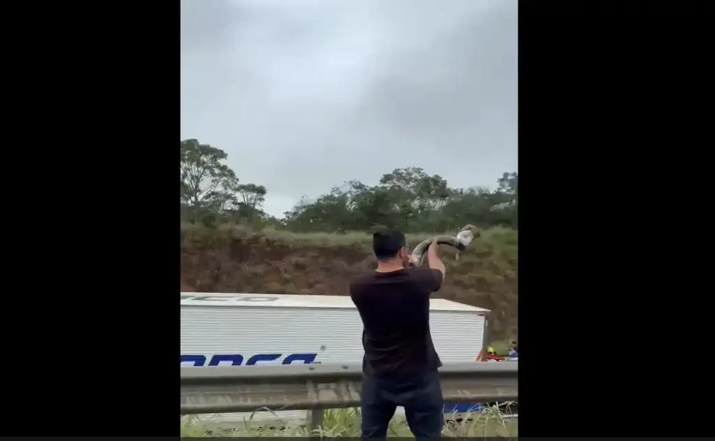 TromPetista “saúda” participantes de marcha bolsonarista com berrante